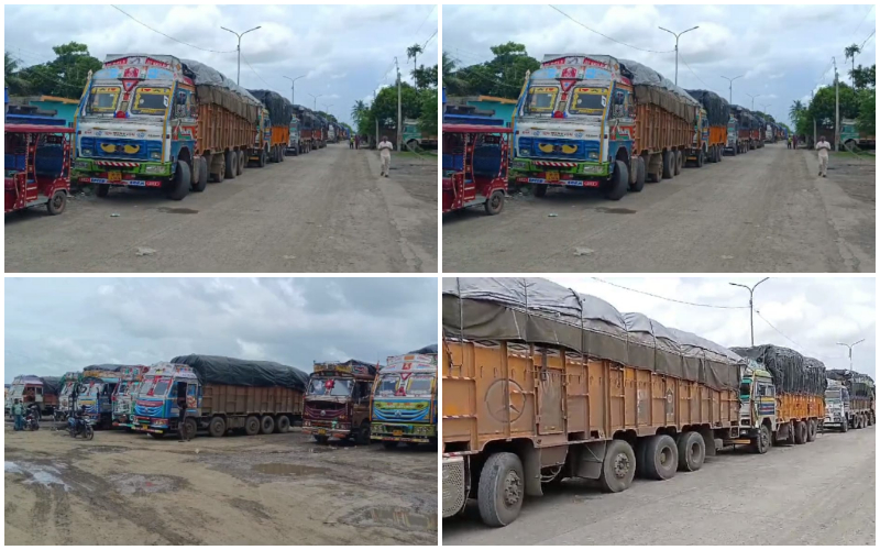 বাংলাদেশে কোটা আন্দোলনের জের, ঘোজাডাঙ্গা সীমান্তে থমকে আমদানি রপ্তানি